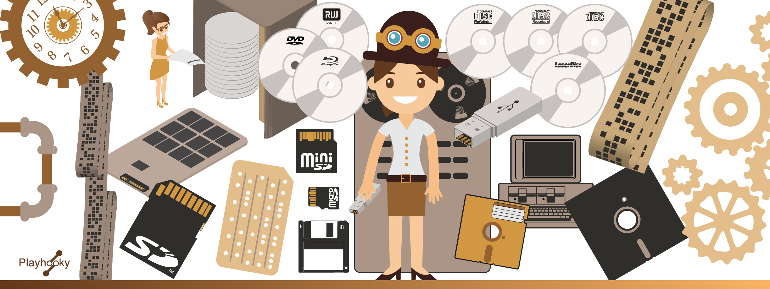 L'évolution des supports de stockage - Playhooky